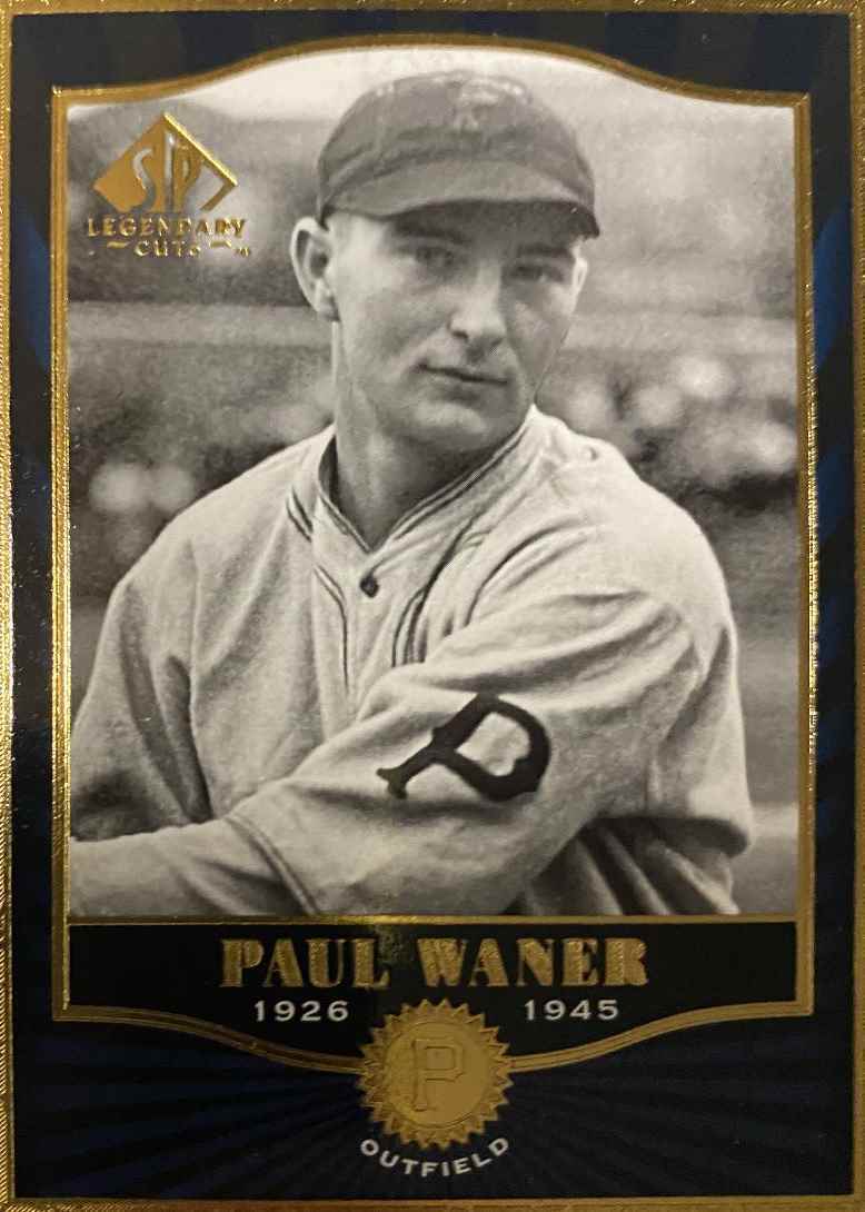 2001 SP LEGENDARY CUTS PAUL WANER PITTSBURGH PIRATES #59 | eBay