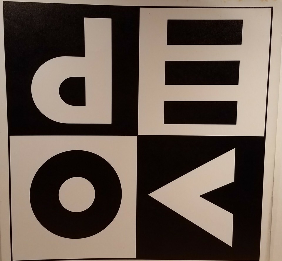 DEVO 'SMOOTH NOODLES' Poster/Album Flat Suitable for Framing 1990 Mint ...