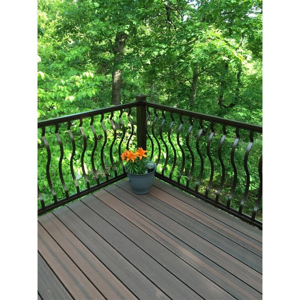 Ez Handrail Composite Deck Posts 3"X3"X44" Copper Vein Aluminum Post ...