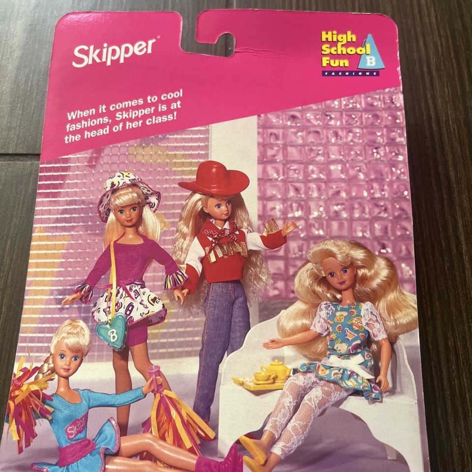 Vintage 1994 Barbie Skipper Trendy Teen Fashions 863 Tennis Outfit Purple | eBay