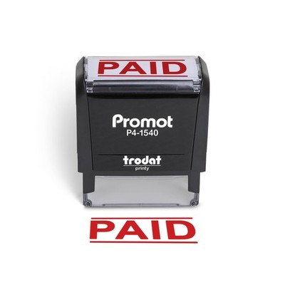Paid Stamp Self Inking - for Office, Accounts Payable Stamp - Rubber ...