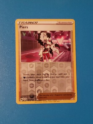 💥Piers 058/073 Reverse Holo SWSH Champions Path Pokemon TCG Card Clean ...