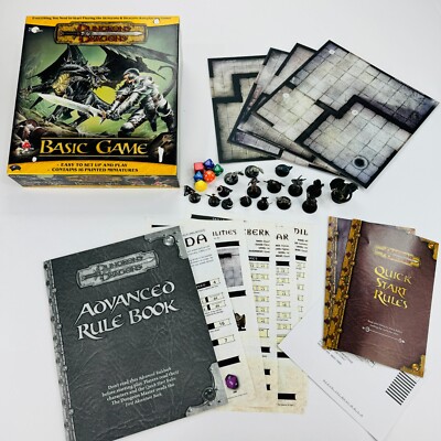 Dungeons and Dragons Basic Game Box Set 3rd Ed 2004 Complete Minitures ...
