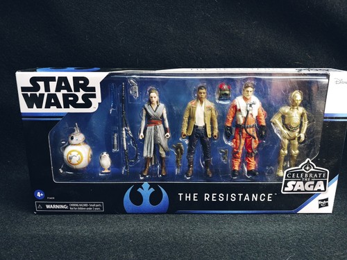 Star Wars Celebrate The Saga Toys Resistance 6 Pack Figure Set, 3.75 ...