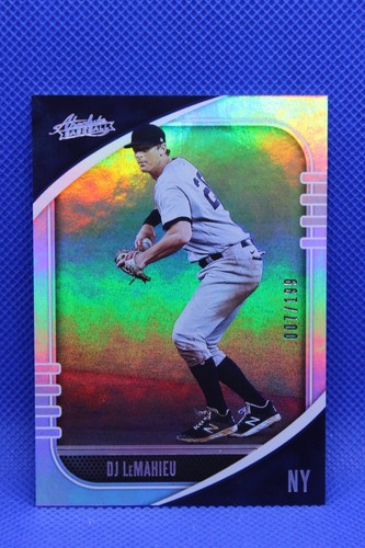 2021 Panini Absolute Holo Silver Foil /199 DJ LeMahieu #4 New York ...