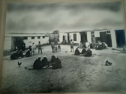 RUSSIAN TURKESTAN; Camp de prisonniers? période de la révolte Basmachi ...