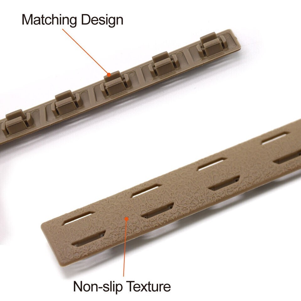 Rail Panel Cover for M-lok/ KEYMOD Protection System Covers Snap-in ...