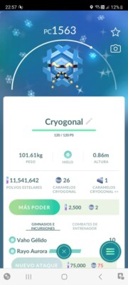 SHINY CRYOGONAL!!! - REAL PIC!!! - PKMN GO!!! - NOT REGISTERED! | eBay