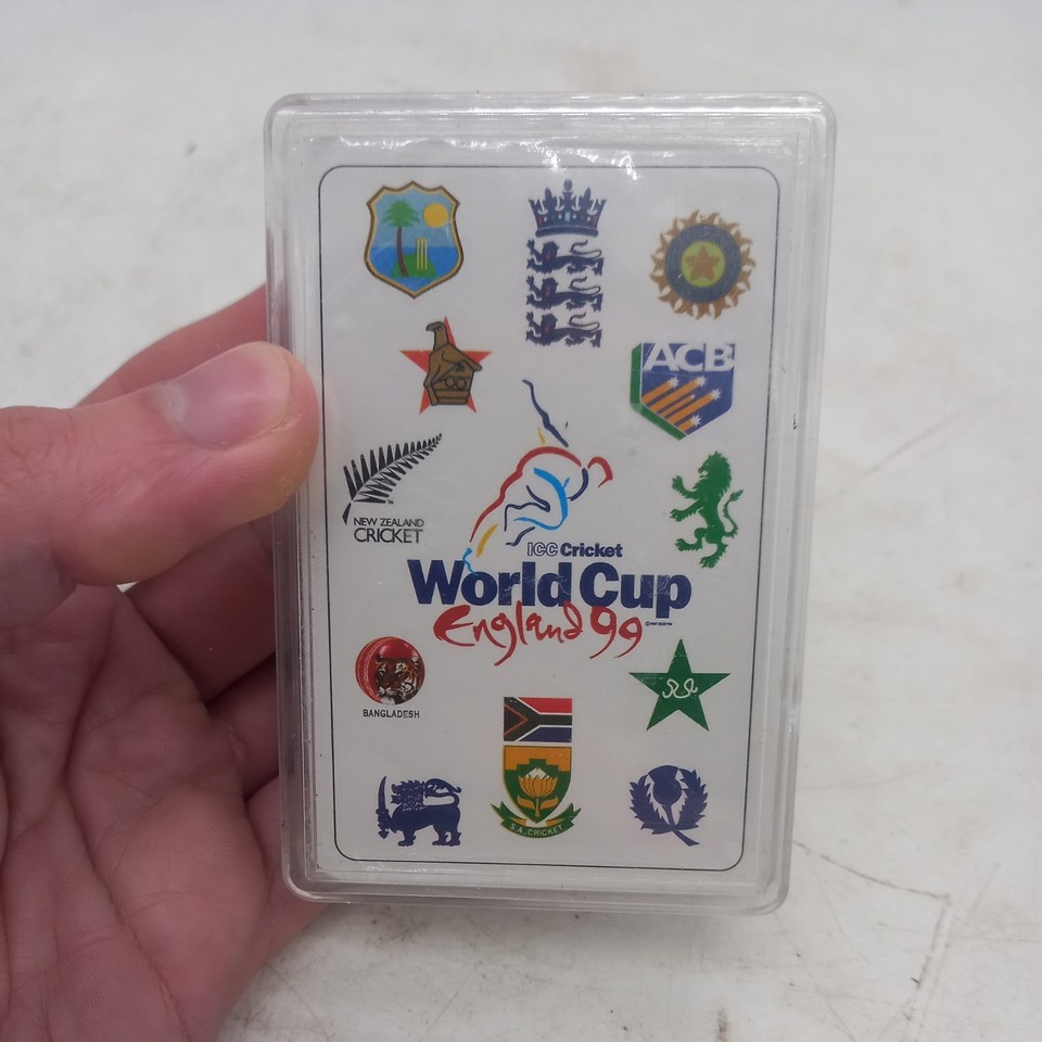 Cricket Playing Cards 1999 ICC World Cup Collectible Sport Trading ...