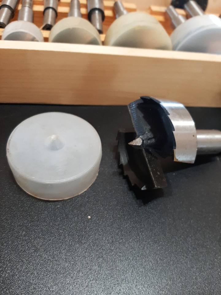 Forstner 16 Piece Bit Set High Carbon Steel No YB16 Carb-Tech Tool Wood ...