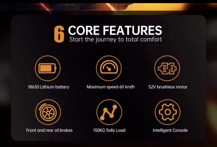 Surron Style 25” Race Electric Bike 52V 2000W Dual Battery & LCD Screen ...