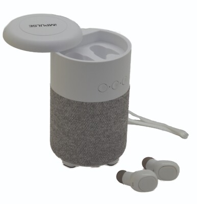 Impulse Bluetooth Speaker & Earphones - Silver - HLA012C | eBay Australia