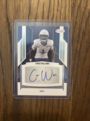 2024 Sage High Football Autograph Chase Williams #A-CW2 San Jose State ...