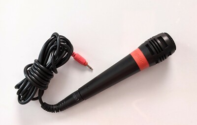 replacement OEM Red SingStar Microphone Mic Sony PlayStation 2 PS2 PS3 ...