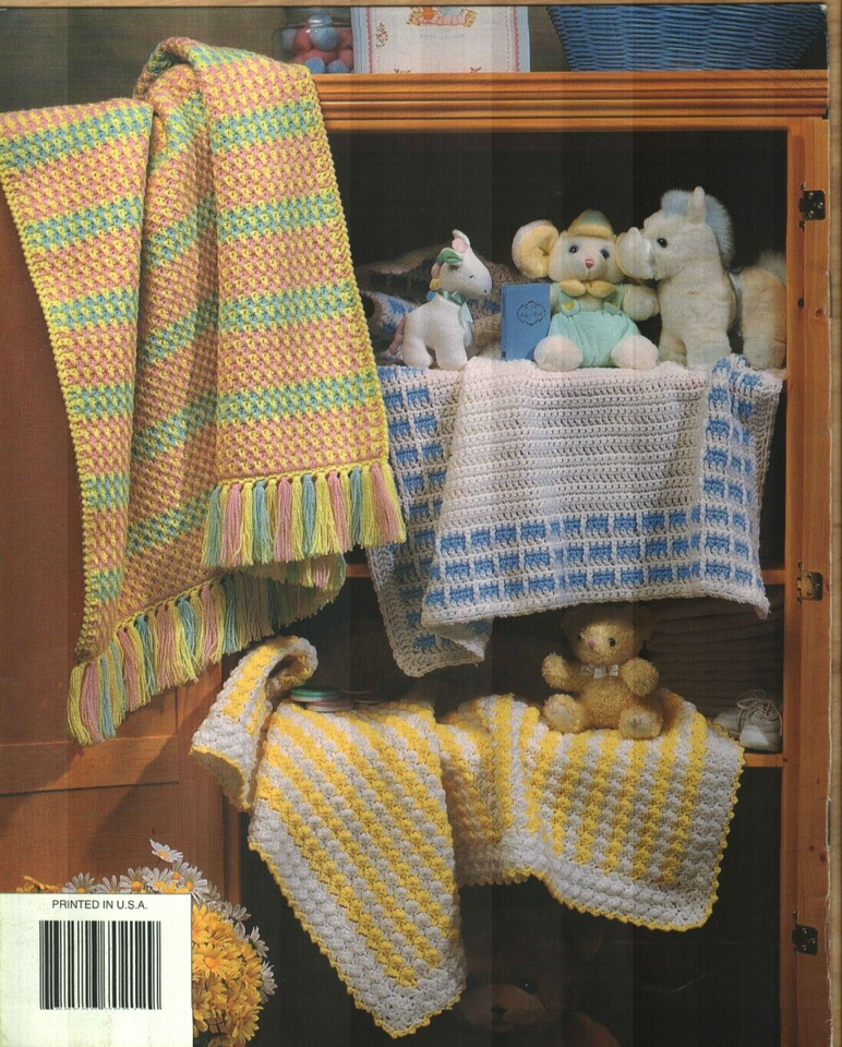 NEW BABY AFGHAN BONANZA 6 DESIGNS ANNIES ATTIC CROCHET PATTERN BOOK | eBay