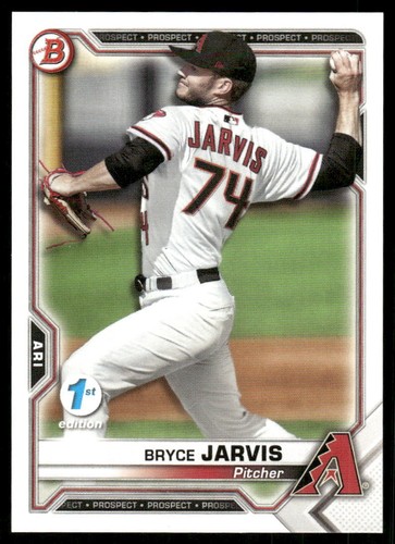 Bryce Jarvis 2021 Bowman 1st Edition #BFE-44 Arizona Diamondbacks | eBay