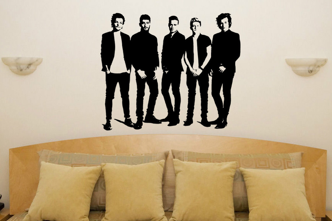 One Direction Bedroom Wall Stickers