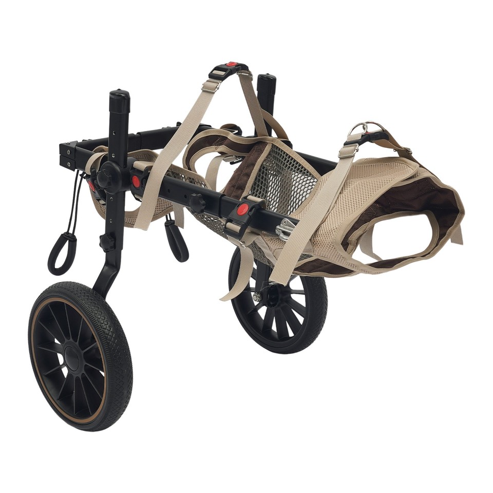 Modern Pet Rehabilitation Walking Aid, 2-wheel Dog Wheelchairs for Back ...