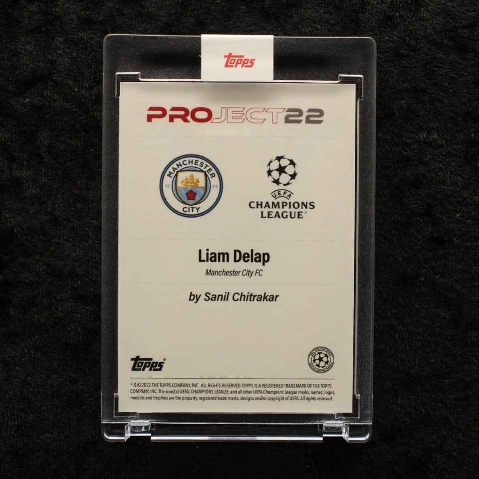 Topps Project 22 Liam Delap Manchester City FC by Sanil Chitrakar ...