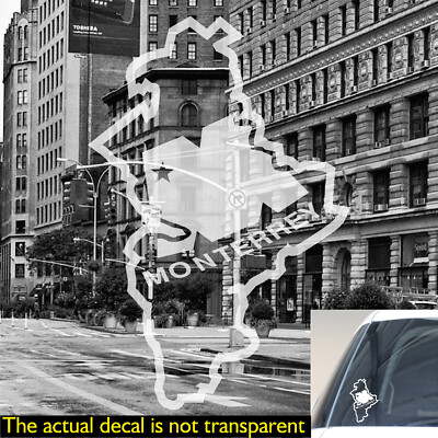 MONTERREY NUEVO LEON NL MEXICO STATE DECAL VINYL STICKER MONTERREY CF ...