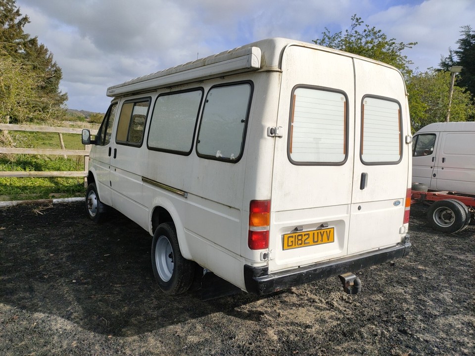 FORD TRANSIT COUNTY 4X4 MK3 LWB MINIBUS CAMPER CONVERSION RARE 2L ...