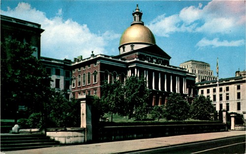 Massachusetts State Capitol Building postcard with Sacred Cod | eBay