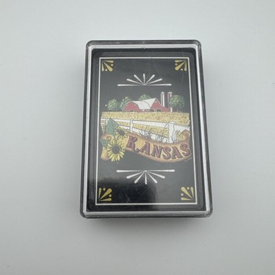 Vintage KANSAS Souvenir Playing Cards Hong Kong Factory Sealed NEW | eBay