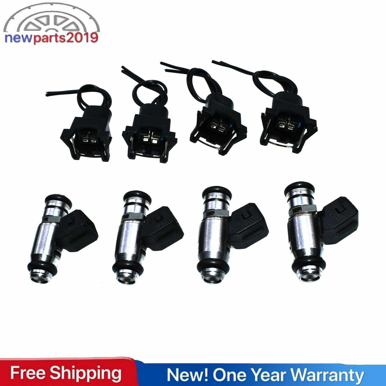 NEW ONE Fuel Injector FOR VW Golf Jetta Rabbit Audi 4000 Porsche IWP001 ...