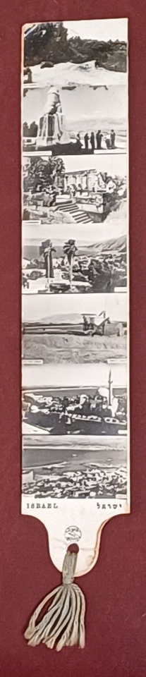 Israel B&W Photos of the Holy Land Palphot Vintage Bookmark 1950s | eBay
