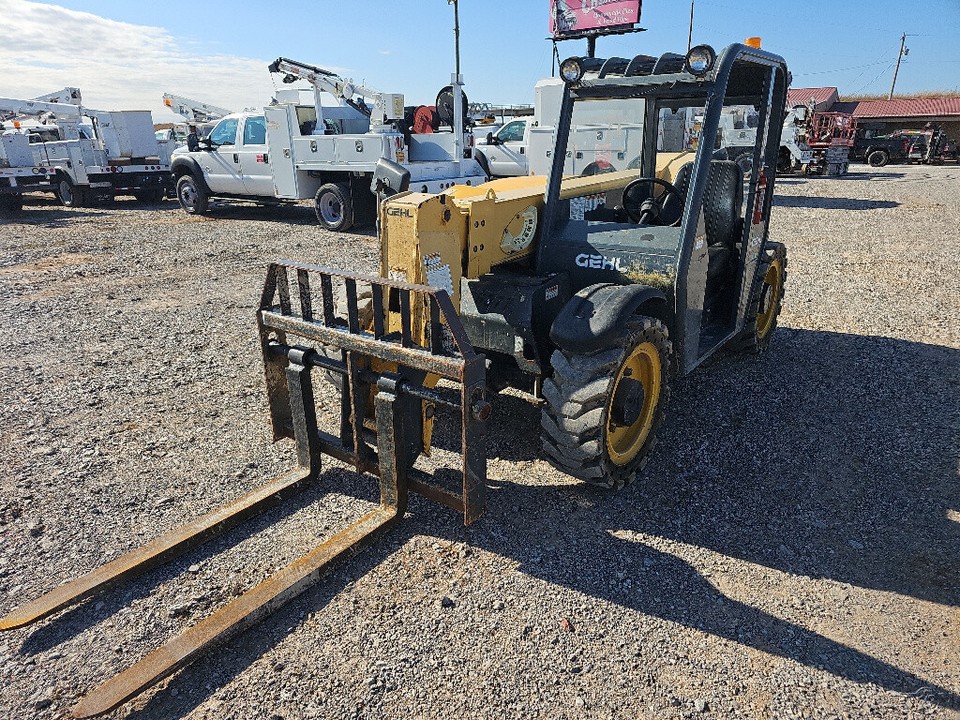 2017 Gehl RS519 RS-519 Telehandler Reach Lift 5K 19Ft 4 Way Steering ...