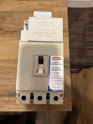 MEM Memshield 200 Amp Main Switch | Grelly UK
