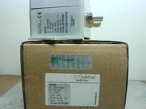 Halstrup Walcher PS10 Pressure Sensor 9276/585 Delta_P - New In Box | eBay