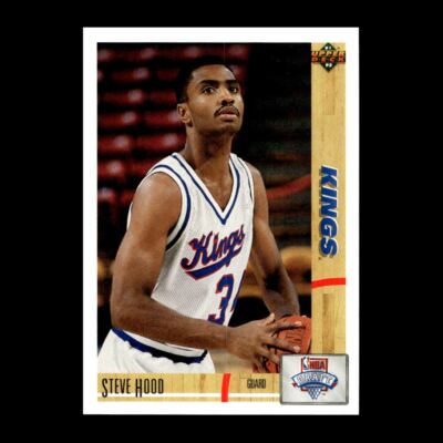 Steve Hood 1991-92 Upper Deck Rookie Sacramento Kings #21 R328S 53 | eBay
