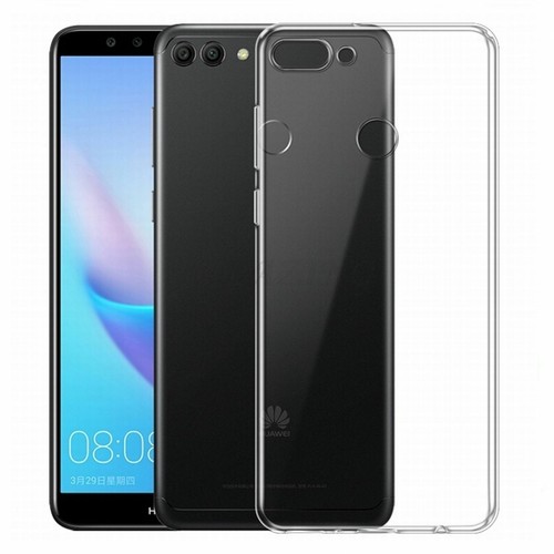 COVER TRASPARENTE HUAWEI Y9 2018 /ENJOY 8 PLUS FLA-LX1/LX3 Custodia ...