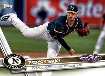 Sonny Gray 2017 Topps Opening Day 79 Oakland Athletics Baseball Card | eBay