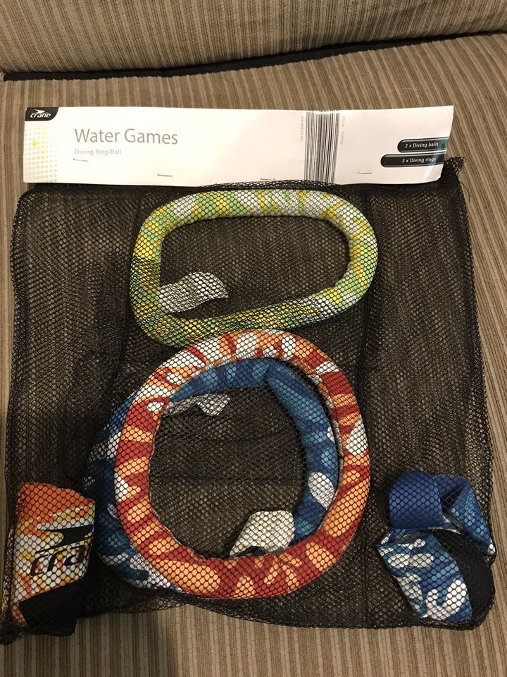 Trane Water Games Diving Ring/Ball Pool Toy | eBay