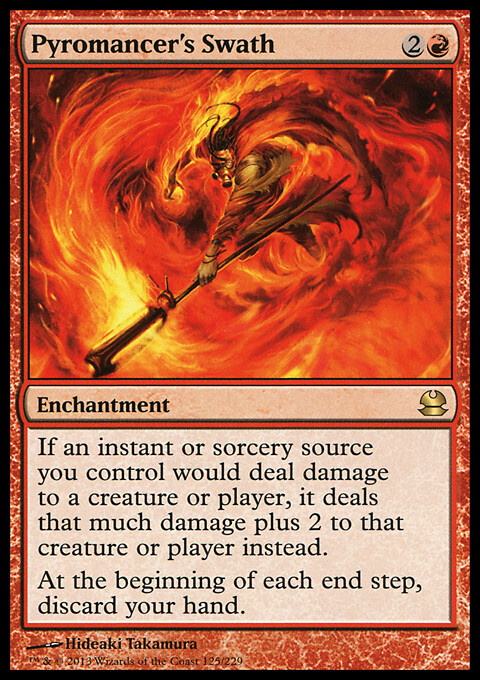 MTG Magic the Gathering Pyromancer's Swath (125/245) Modern Masters NM ...