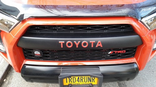 FITS Toyota 4Runner TRD PRO Grill Emblem Decal 2014 2015 2016 2017 2018 ...