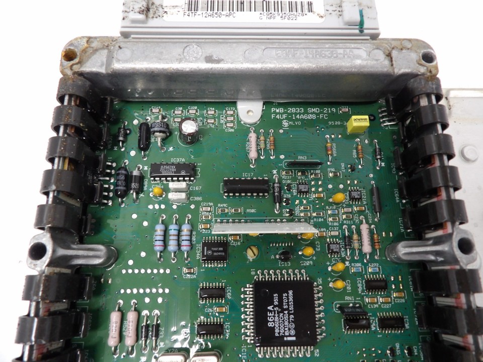 1995 95 Ford F150 5.0 302 V8 Auto ECU ECM Engine Computer Brain F4TF ...