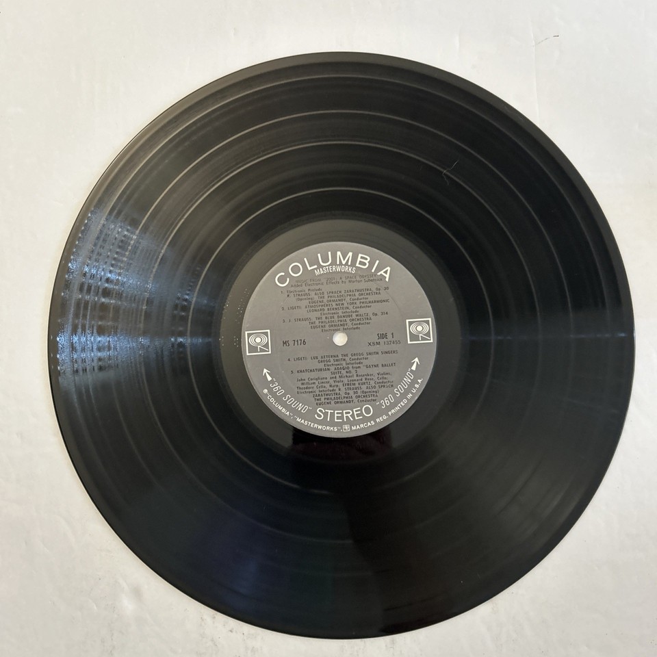 Selections From "2001: A Space Odyssey"/Suite From "Aniara" Vinyl LP ...