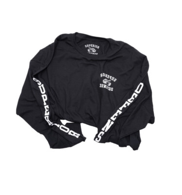 Superior Defense Fakie tactical Black Supdef long sleeve shirt Large | eBay