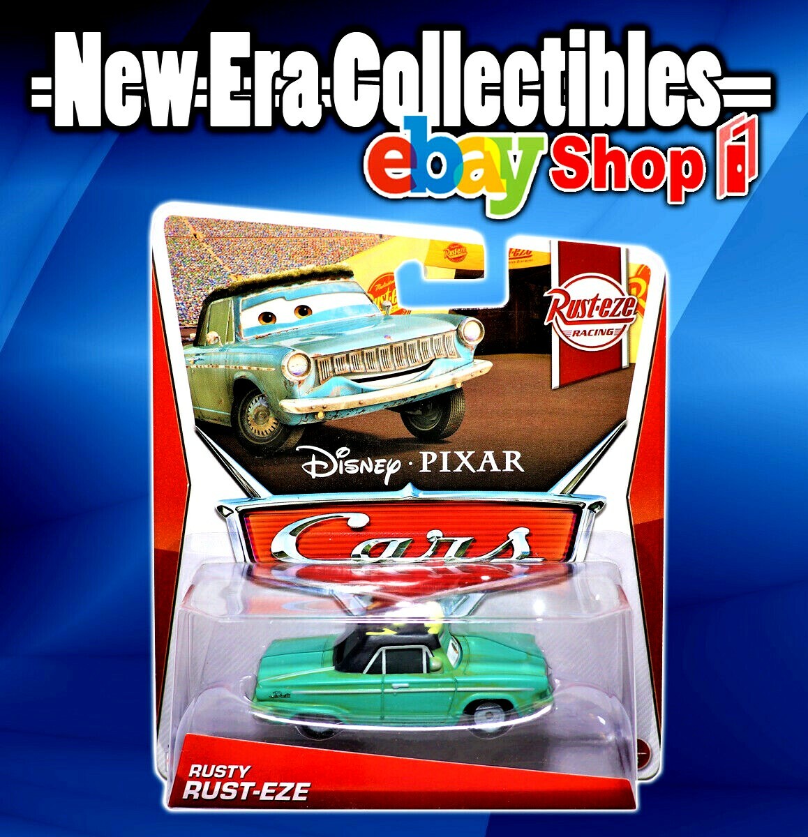 DISNEY PIXAR CARS TWOC RUSY RUST-EZE & DUSTY RUST-EZE MOVIE MOMENTS NIP ...