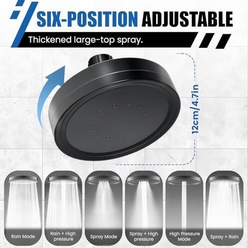 Tandem Shower Heads, Double Shower Head for Couples, Dual Shower Head ...