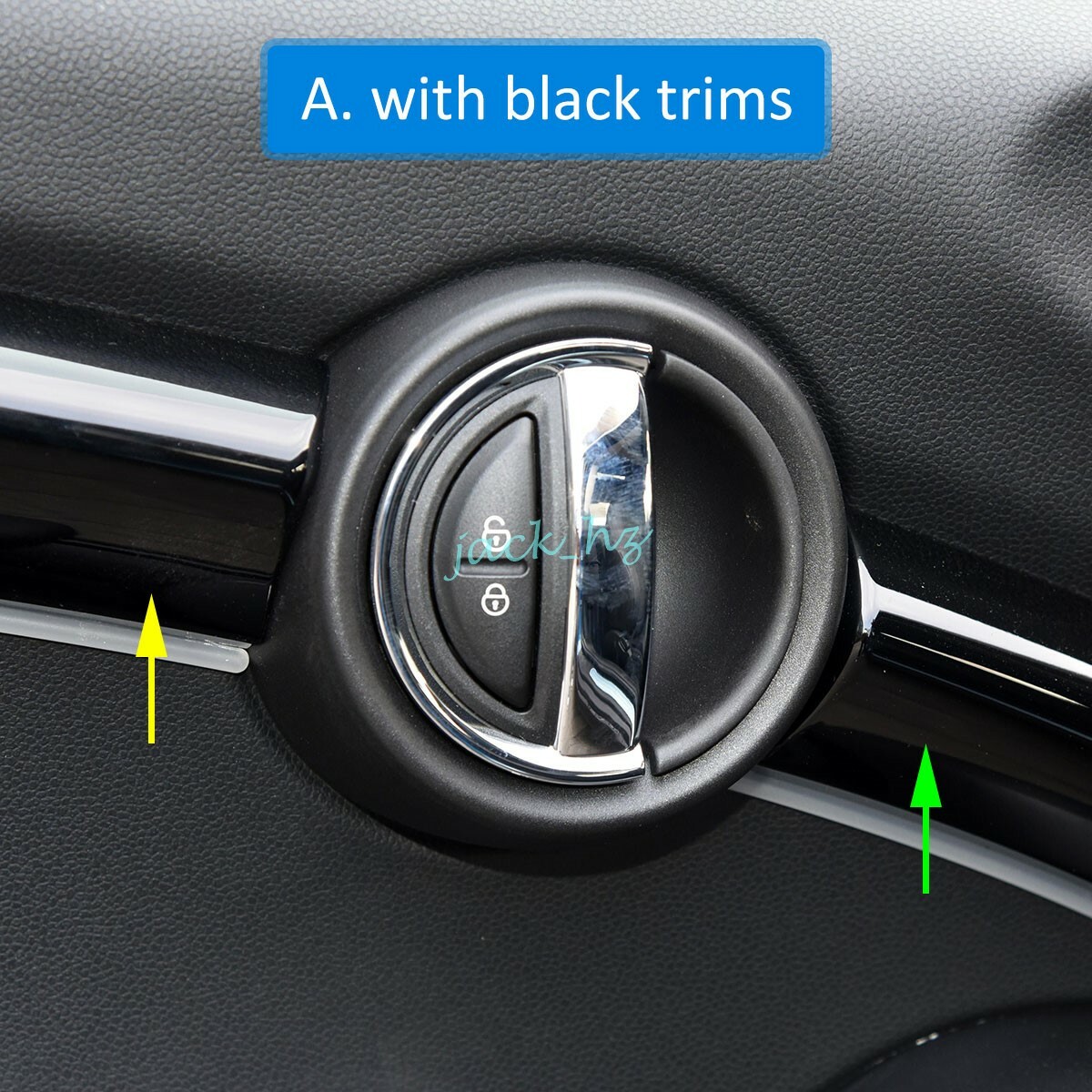 Carbon Fiber Interior Door Handle Cover Trims For Mini Cooper 2-Door ...