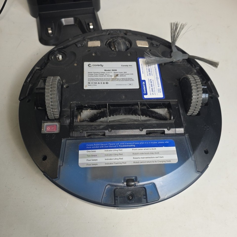 Coredy R650 Robot Vacuum Cleaner - READ DESCRIPTION - TESTED WORKS | eBay
