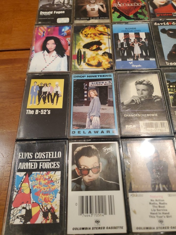 LOT OF 55 PUNK, NEW WAVE, INDIE, ROCK ELECTRONIC, CASSETTE TAPES! | eBay