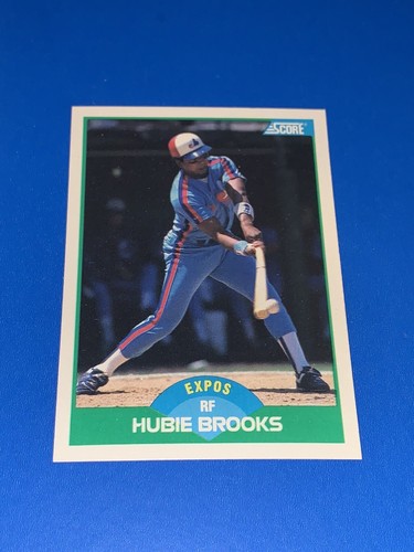 1989 Score Hubie Brooks Baseball Card #53 Montreal Expos Set Break NM ...