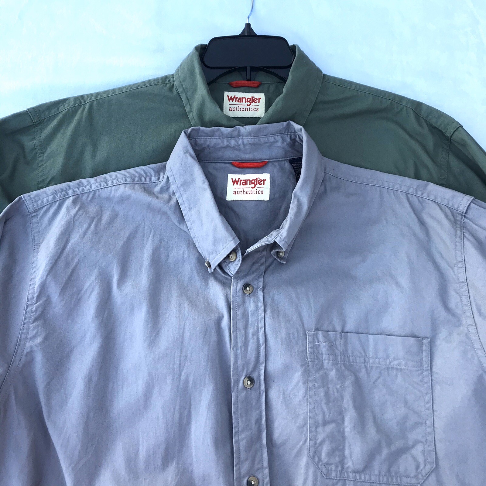 Wrangler Authentic Heavy Duty Button Down Shirt Bundl… - Gem