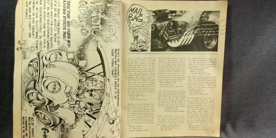 1974 CARtoons Magazine August Car Motorcycle Comic Book Hot Rat Rod Unk ...