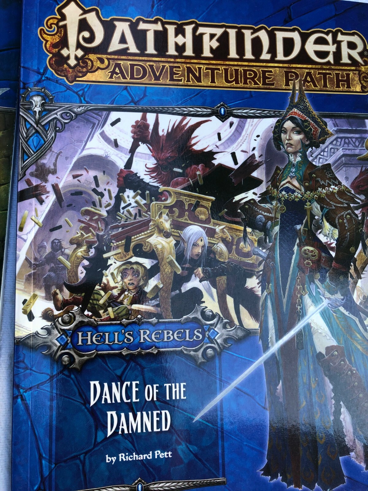 Pathfinder Hell's Rebels Adventure Path Complete + Map Folio Paizo | eBay